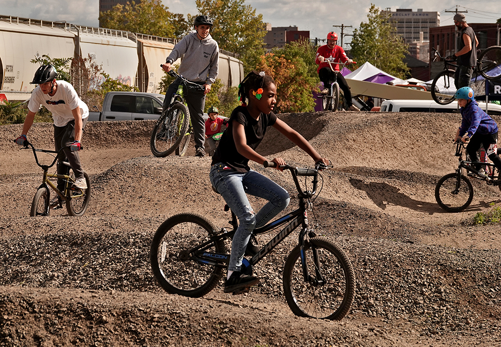 Photo of the Week: Riders of all ages try out new Syracuse BMX track