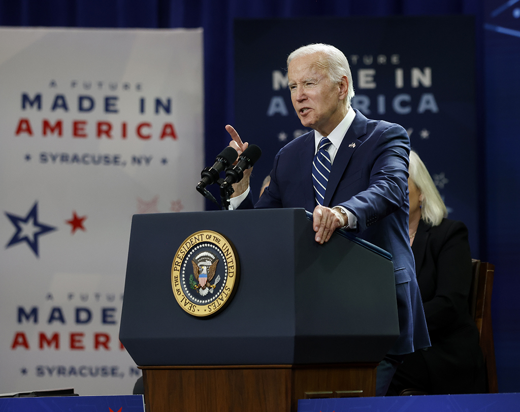 See photos of President Joe Biden's visit to Central New York
